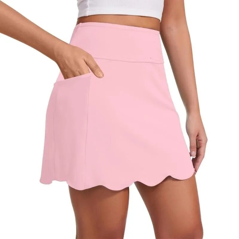 Женские скорты для гольфа, Розовый - XL