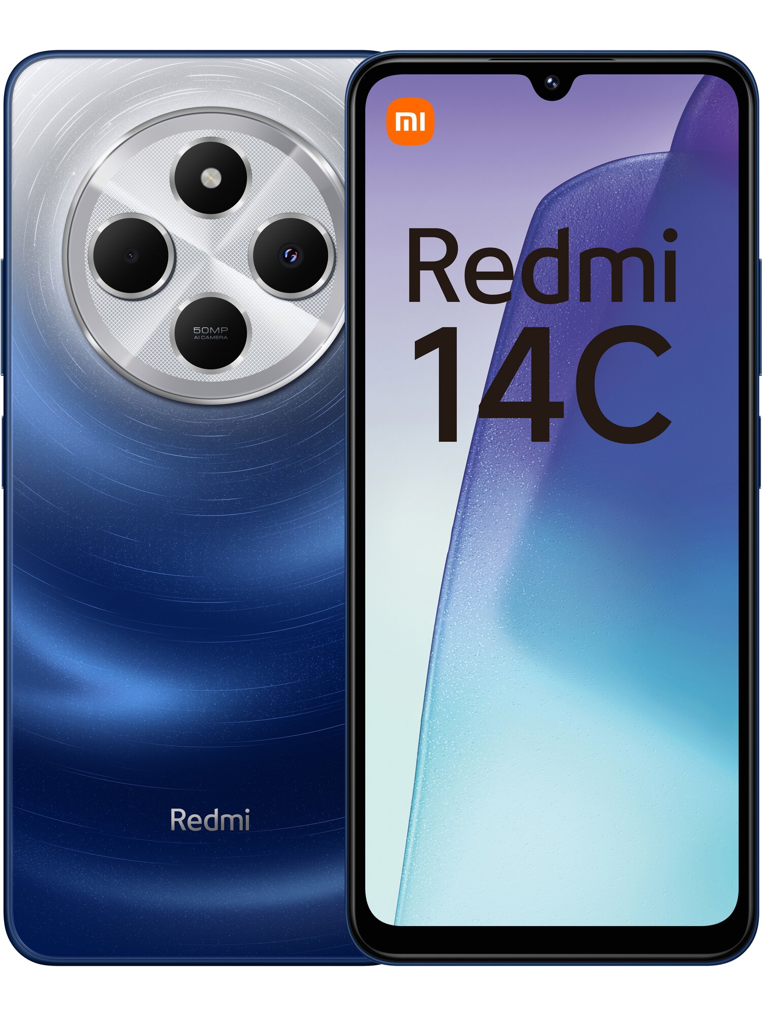 Смартфон Xiaomi Redmi 14C 8/256 ГБ Ростест, Dual nano SIM, синий