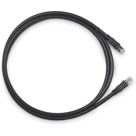 Патч-корд F/UTP Cabeus PC-ARM-FTP-RJ45-Cat.6a-10m-PE категория 6a, 2xRJ45/8p8c, экранированный, армированный стальной лентой, черный, РЕ, 10м
