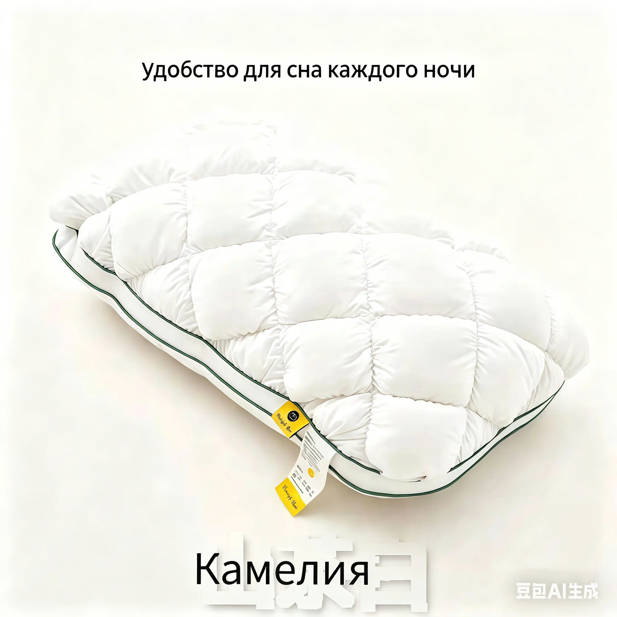 Подушка для сна Pineapple Bun, 50х70, анатомическая, Ананас, в чехле с замком