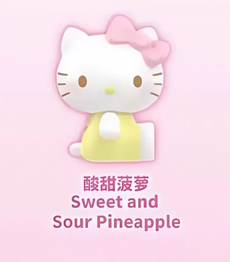 Оригинальные милые фигурки Hello Kitty из серии Summer Rainbow Candy от TOPTOY: очаровательные разноцветные кошечки в