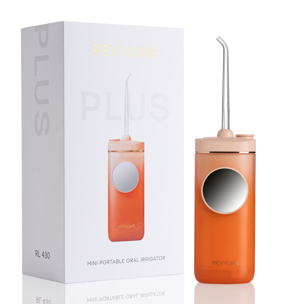 Ирригатор полости рта Revyline "RL 430", 85 мл, 3 режима, для взрослых, оранжевый