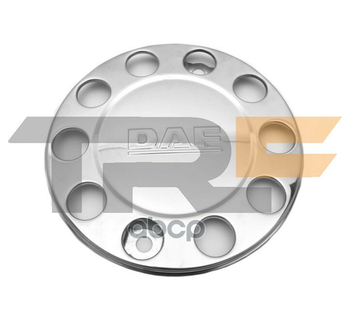 Колпак колеса TRF 22,5 с лого DAF пер/зад (в центр, часть диска )(закрытый)(нерж, сталь) ( TRF арт. TRF71225D