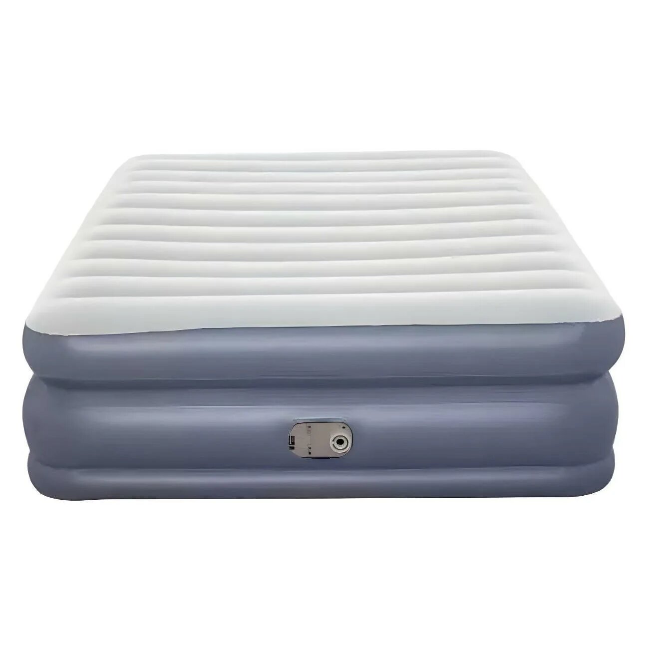 Надувная кровать BESTWAY QUADCOMFORT, 152x203x51 см, двухместная, встроенный насос, серая