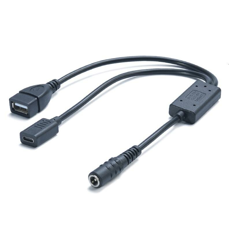 Универсальный адаптер DC5.5×2.1 мм – USB/USB-C