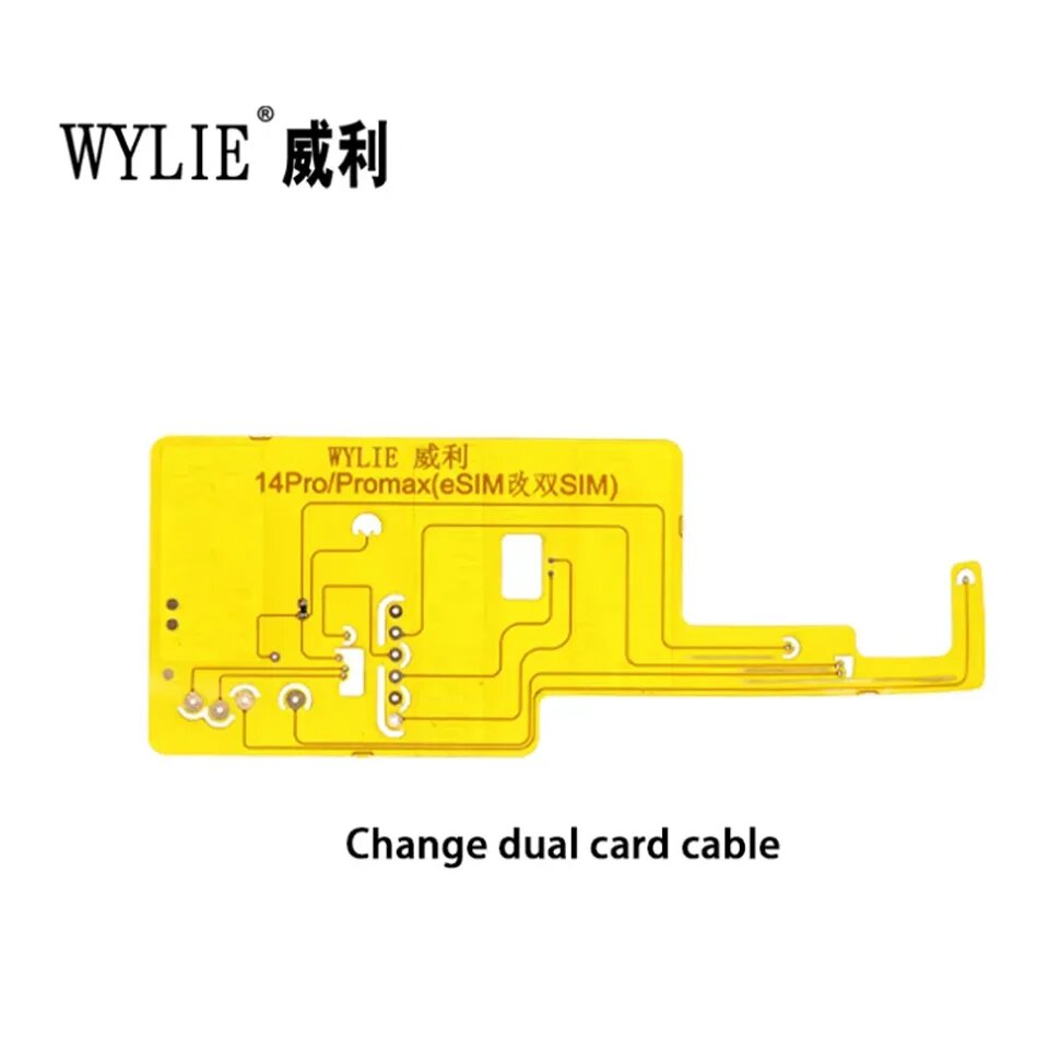 WYLIE Sim-карта для iPhone 14 Pro/Pro Max, кабель eSim