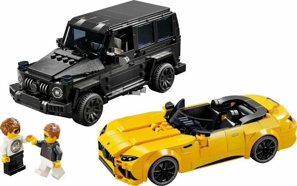 Конструктор Мерседес AMG G 63 & AMG SL 63,808 деталей,2 минифигурок, совместимый 76924, Подарок для мальчика