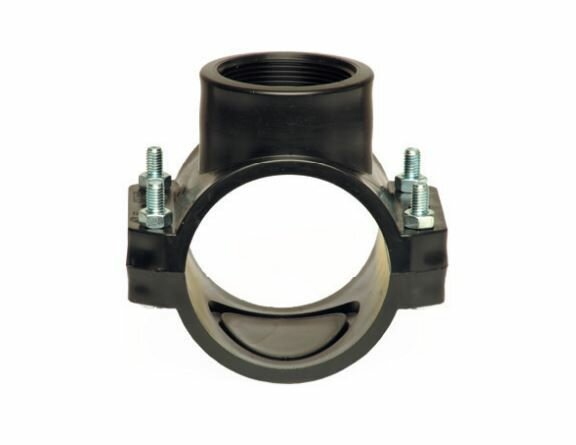Седло врезное Unidelta 125х1 1/4" (хомут-врезка)