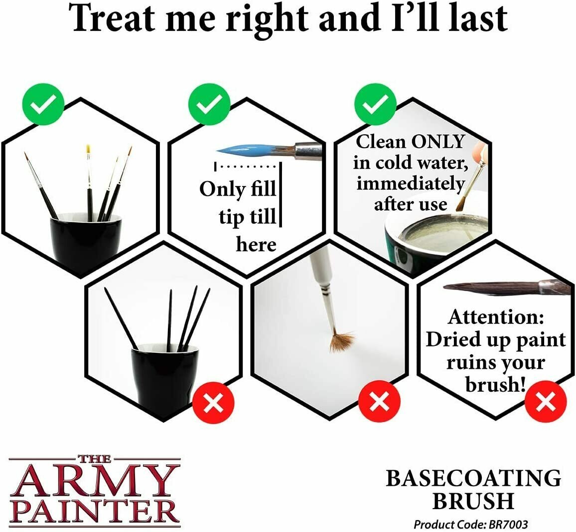 Кисточка Army Painter - Hobby Brush - Basecoating — фото 1