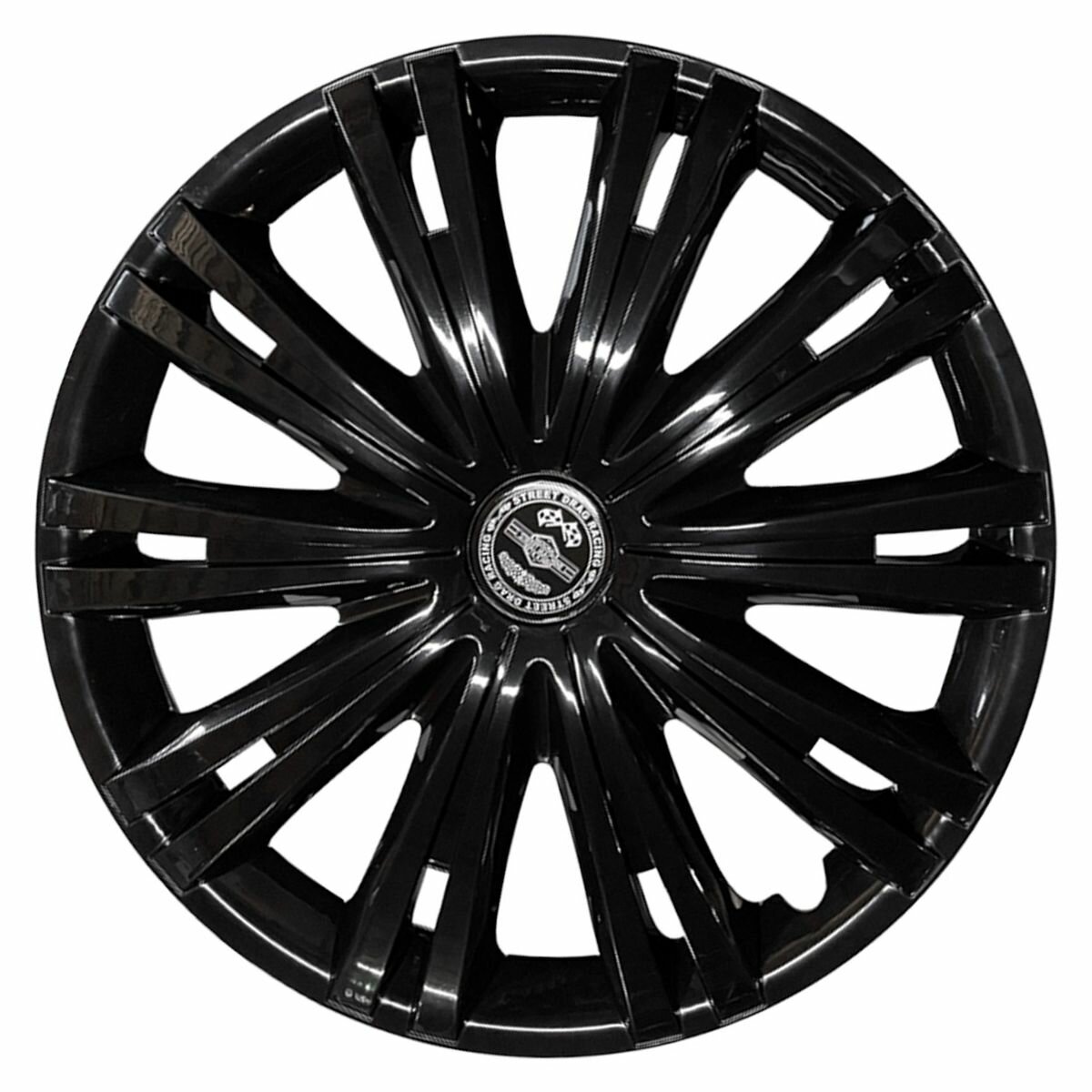 Колпаки на колеса Гига black R14, в комплекте 4 колпака