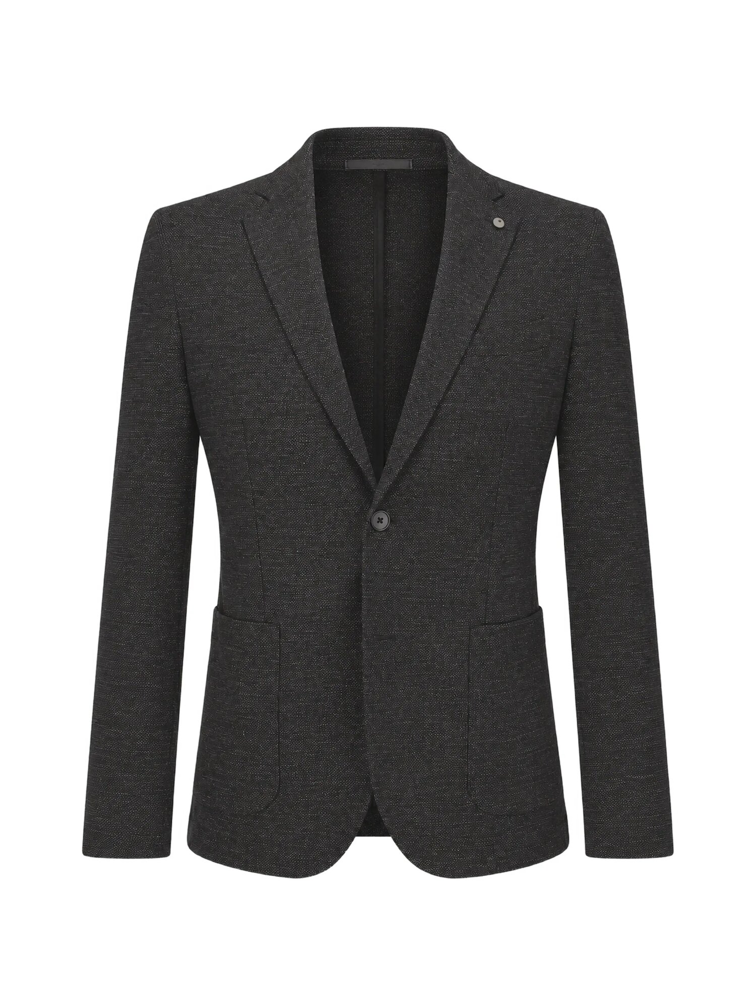 Пиджак Single-breasted textured blazer