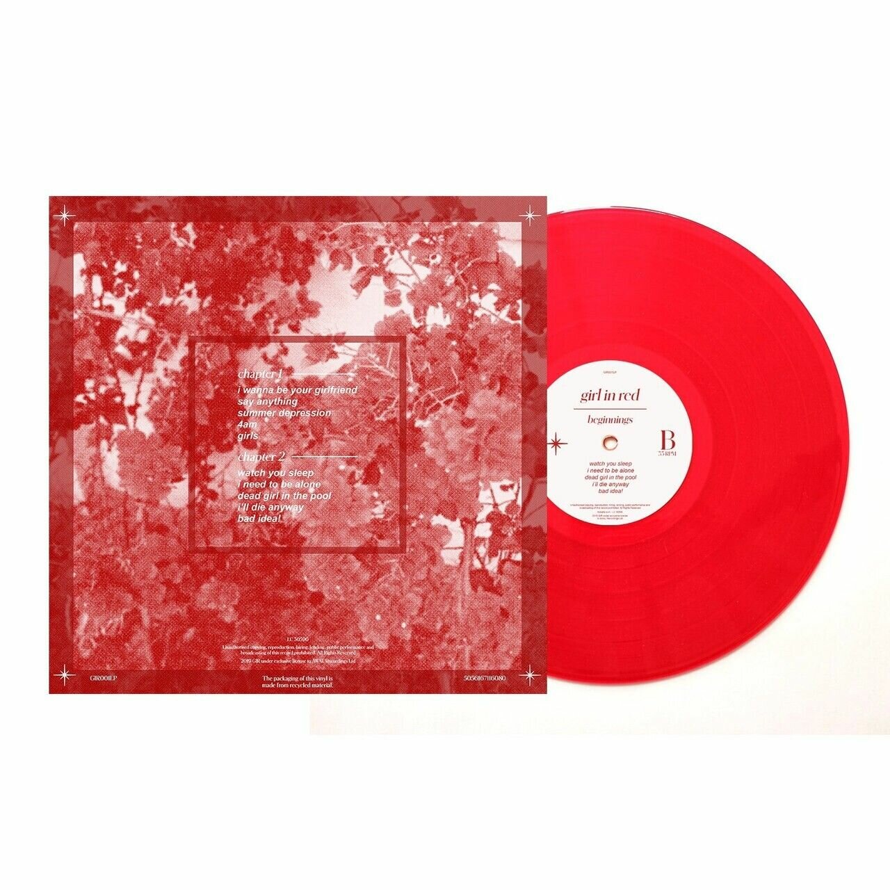 Girl In Red - Beginnings - Red LP - новая виниловая пластинка