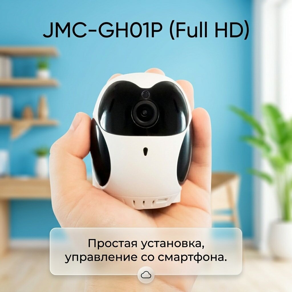 Беспроводная автономная Wi-Fi домашняя IP камера JMC-GH01P