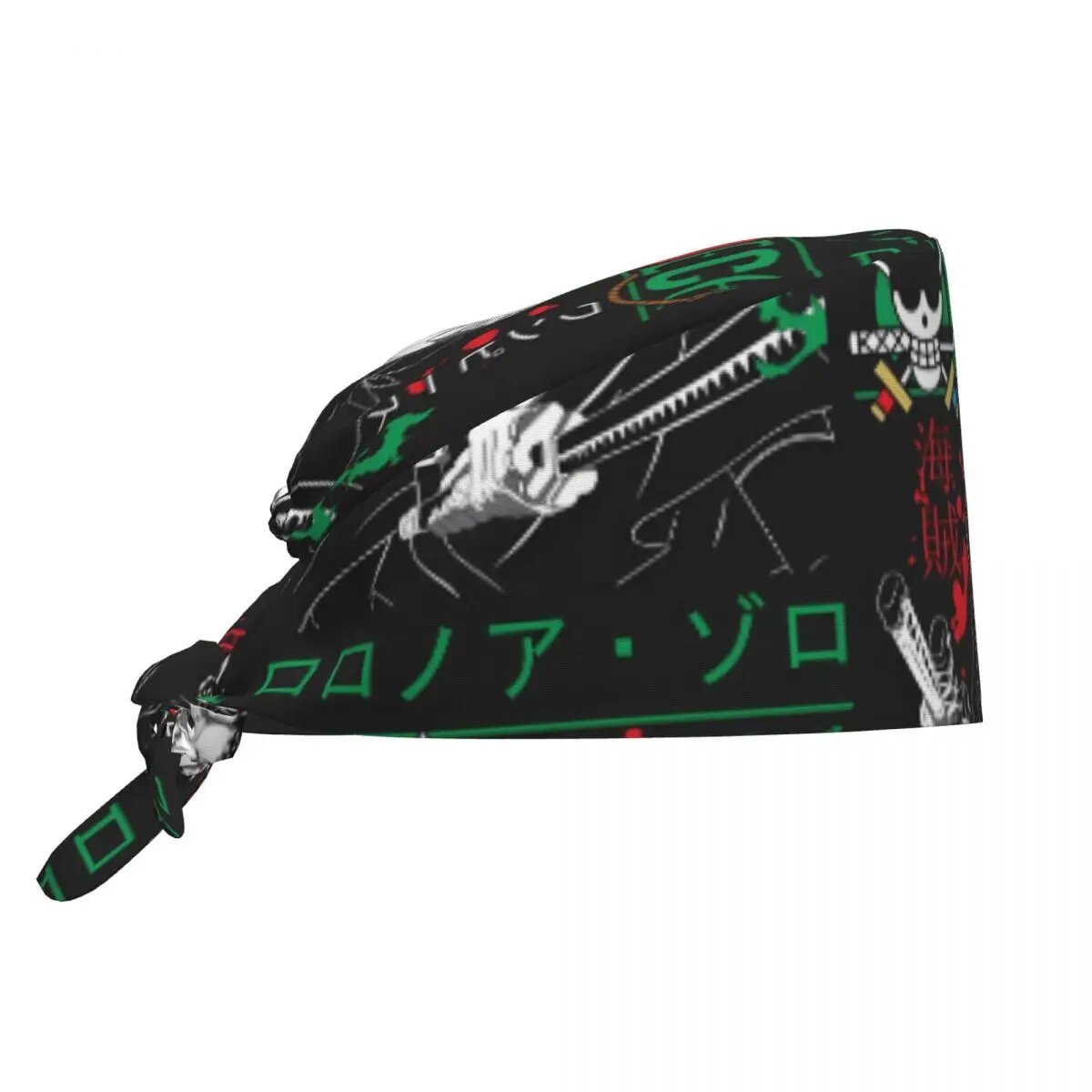 Zoro O-One P-Piece Аниме Шляпа для шеф-повара из полиэстера Черный, 7
