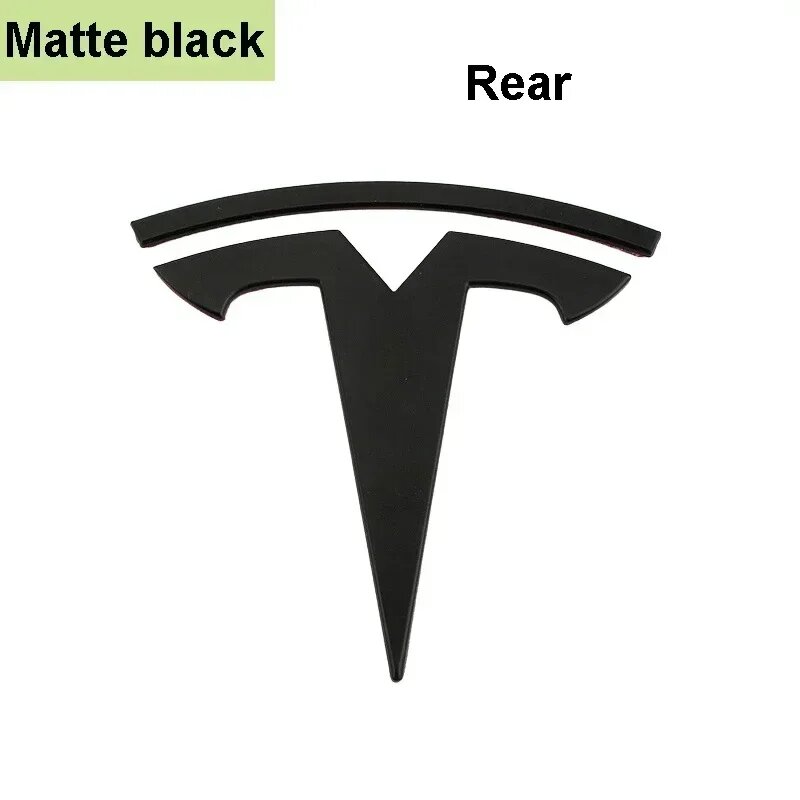 ABS для Tesla Model 3 Mode Y, передняя крышка капота автомобиля, эмблема, Matte black Rear, Model 3