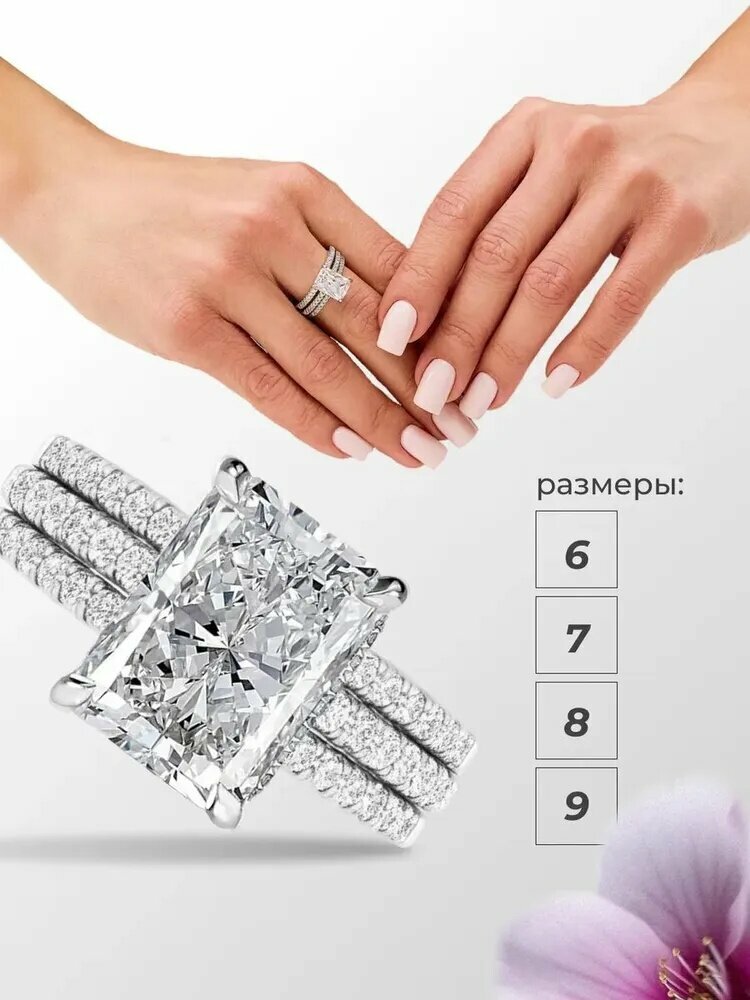 Кольцо, серебро — фото 1