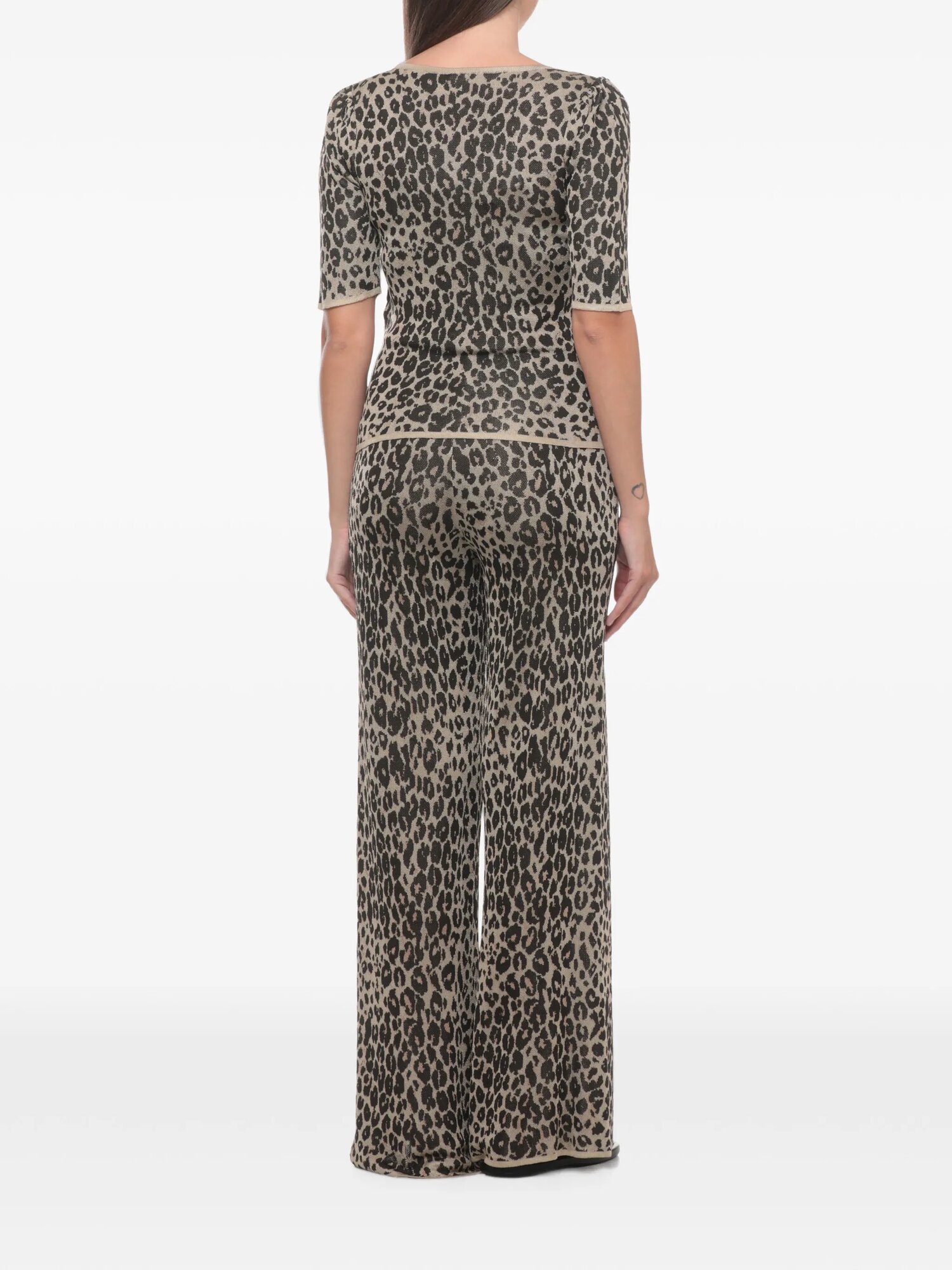 Футболка Marella Leopard-print T-shirt, размер 44 — фото 1