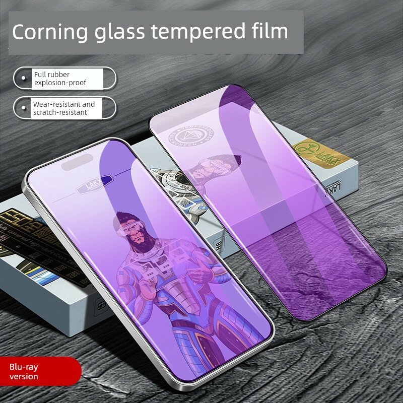 1 шт. защитное стекло для Huawei Mate 60 Pro с защитой от синего света, анти-пальцами, полным покрытием экрана