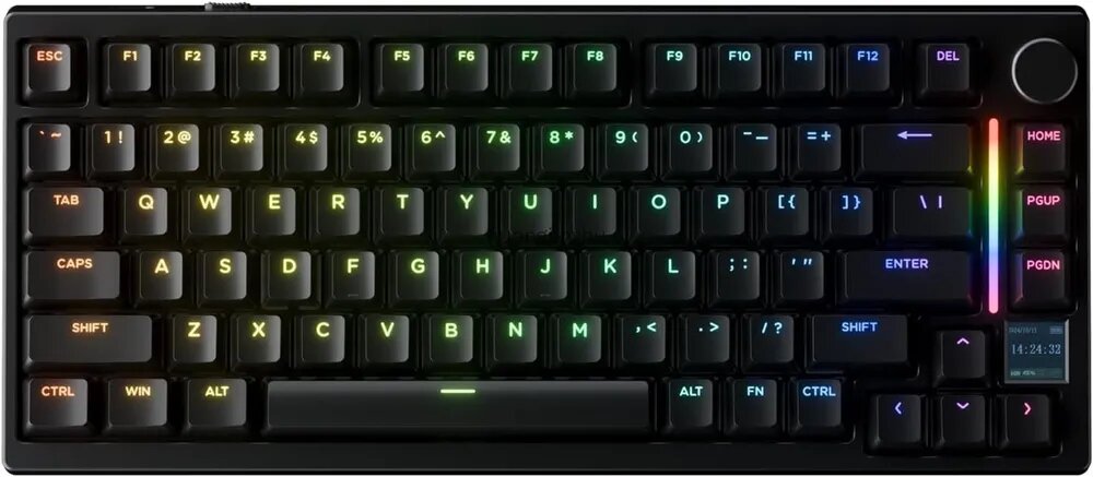 Игровая клавиатура беспроводная , Английская раскладка, черный