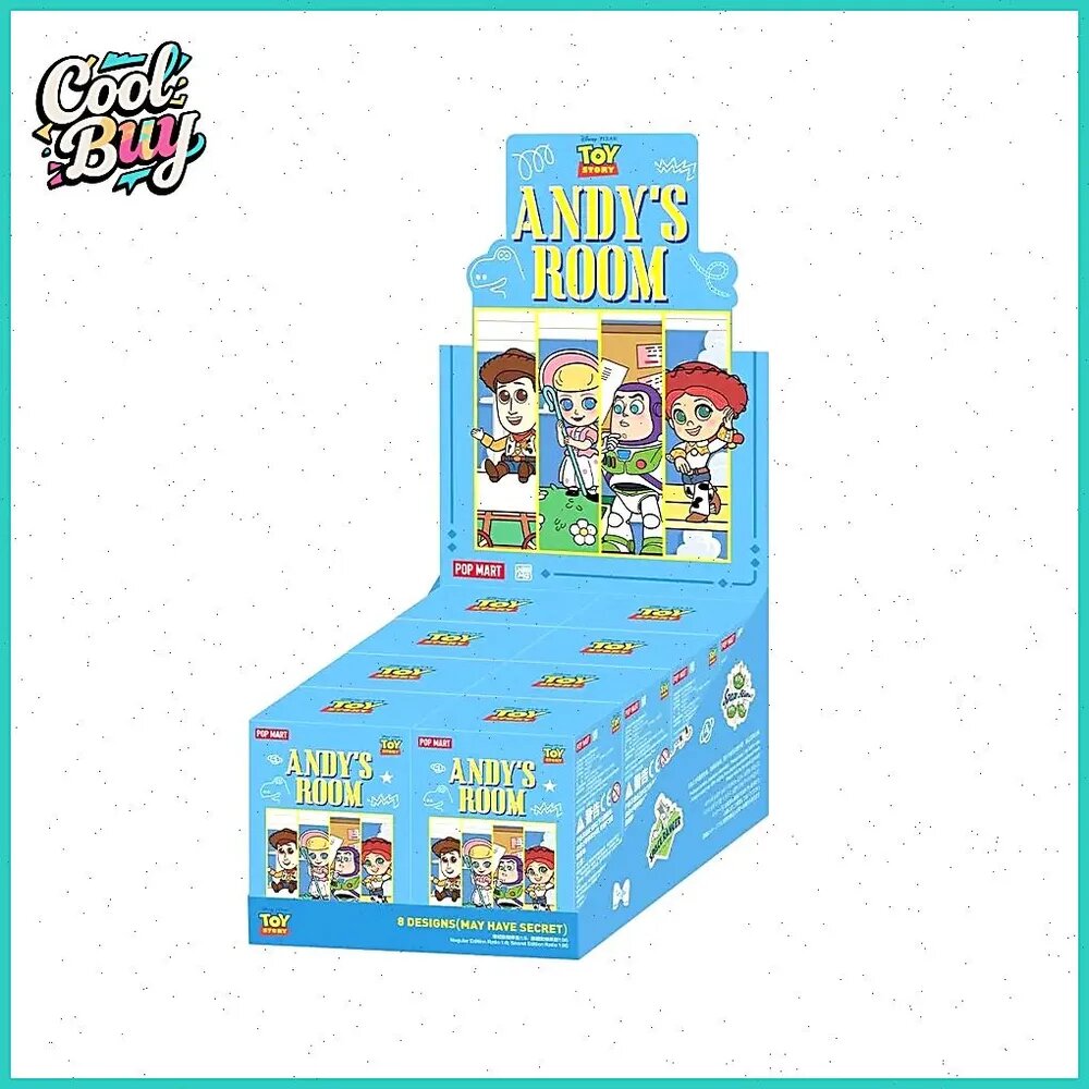POP MART - Коллекция Toy Story: Andy's Room Серия Подарки, (8 шт)