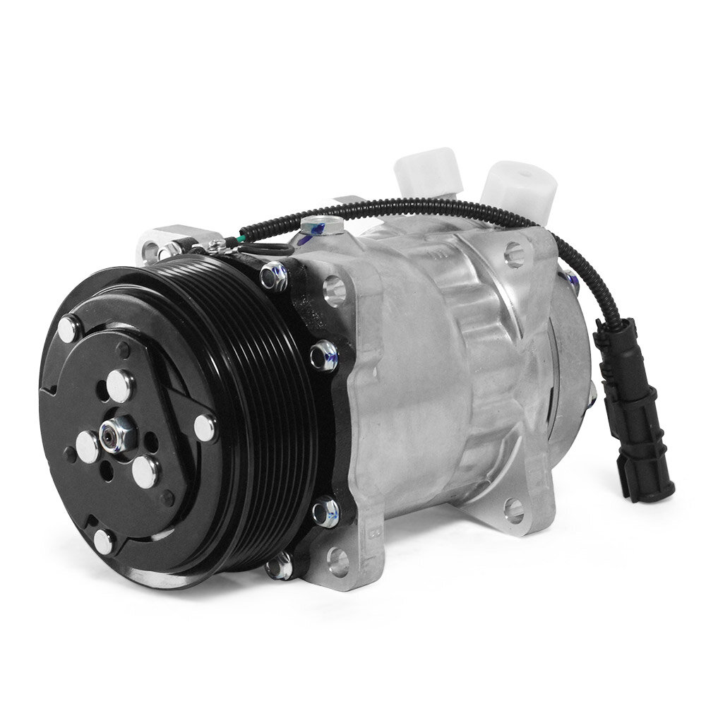 Компрессор кондиционера 12V, 8-руч, Iskramotor IMC100430 для MAN TGA, замена TSP0155813, AT196780, AT266646, 51779707004, 51779707006
