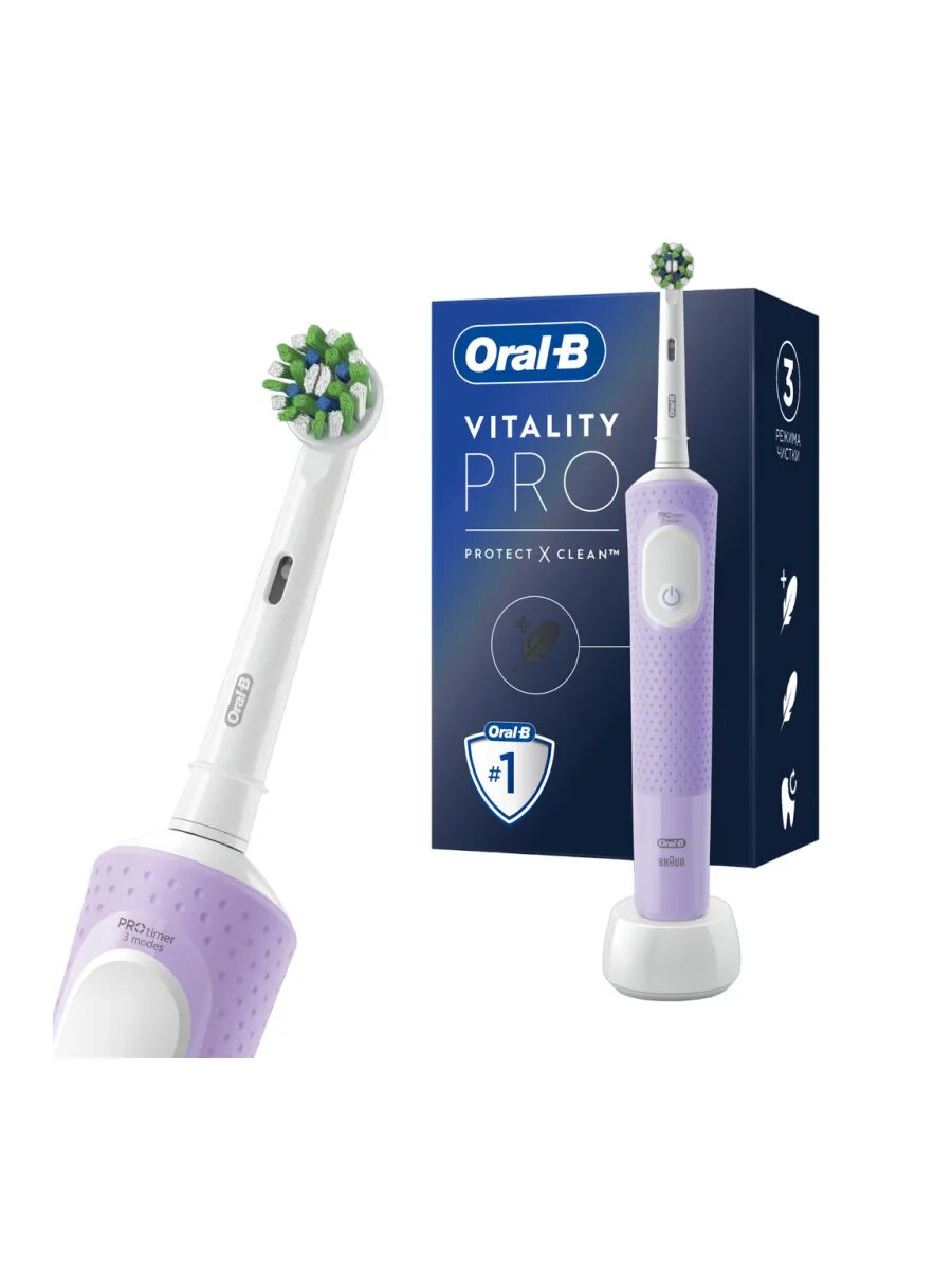 Oral-B Электрическая зубная щетка Vitality PRO D103.413.3 Cr