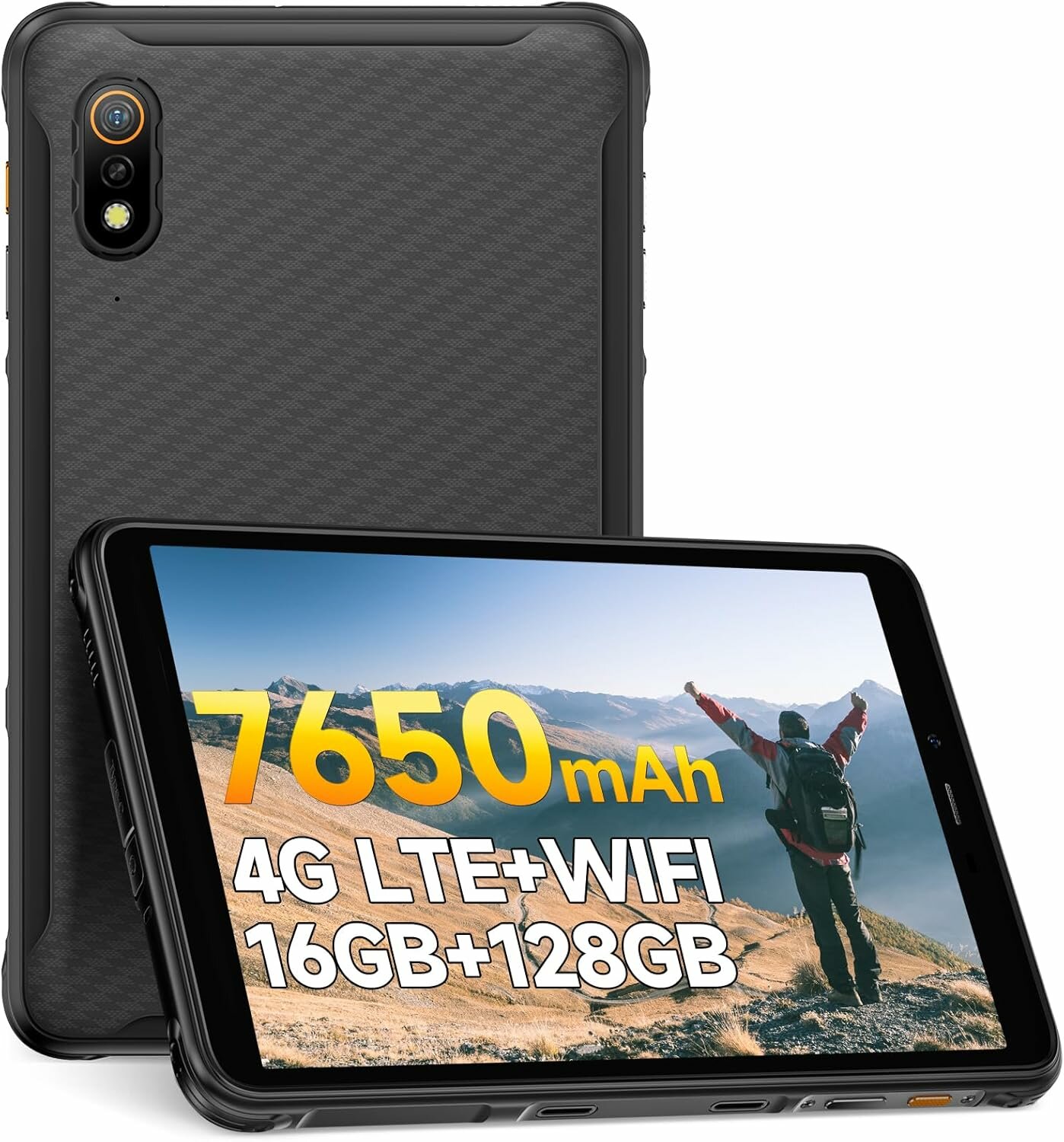 Ulefone Armor Pad Pro — защищенный планшет, 8 дюймов, 16 (8+8) ГБ, 128 ГБ памяти, 7650 мАч.