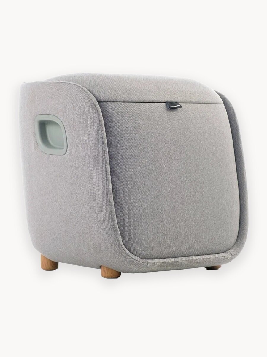 Массажер для ног Ergonova MeTime Ottoman, роликовый массаж стоп, икроножных мышц, съемная подушка для поясницы