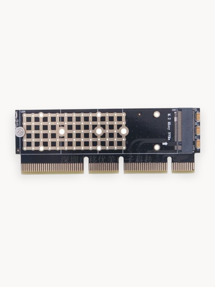 Адаптер переходник для установки SSD M.2 NVMe в слот PCI-E 3.0 x16 / x8 / x4