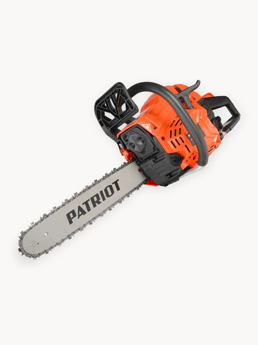 Бензопила цепная бензиновая PATRIOT PT 445 ручная садовая, 2.9лс, шина 16", 64 звена, Easy Start