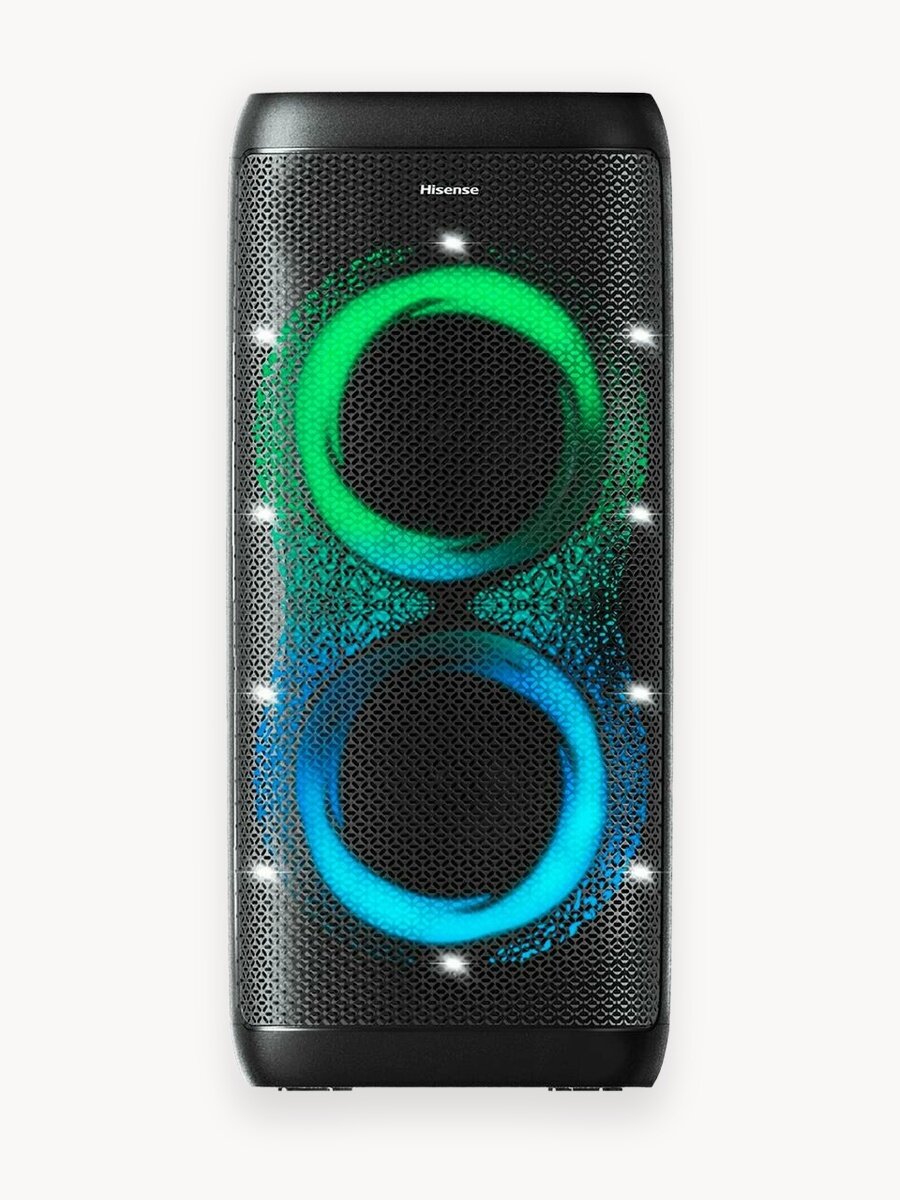 Минисистема Hisense Party Thunder, 620 Вт, с караоке, IPX4, подсветка, Bluetooth, USB
