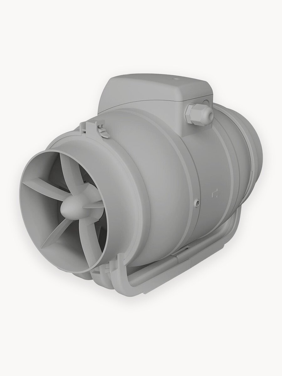 Вентилятор канальный TYPHOON 125 2SP осевой две скорости 125