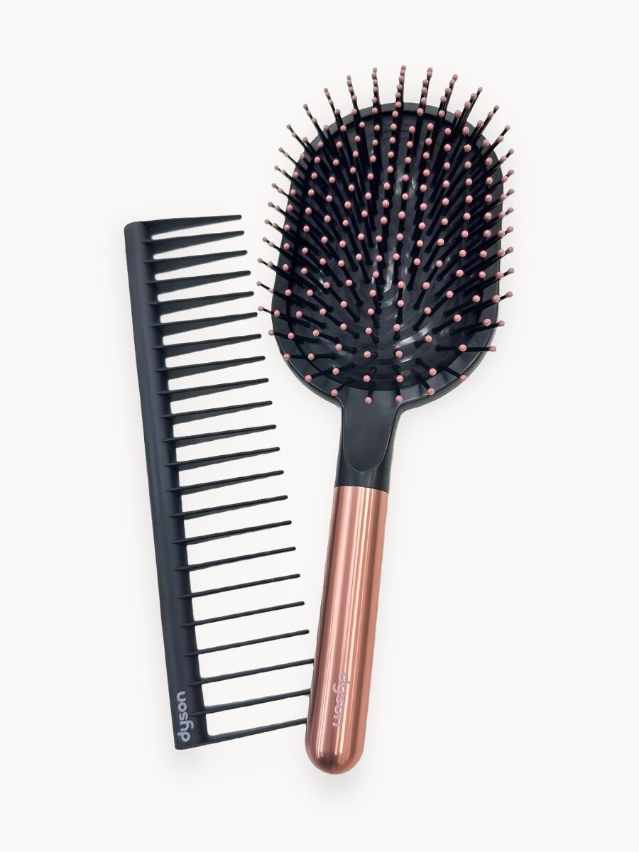 Расчески для волос Dуson, массажная расческа с воздушной подушкой и расческа - щетка гребень, 2 шт в комплекте