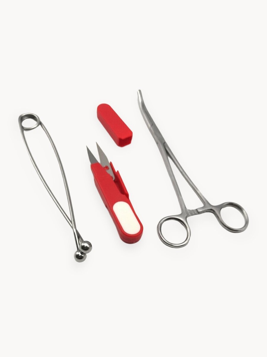 Комплект рыболовный (Зажим экстрактор, зевник, ножницы)