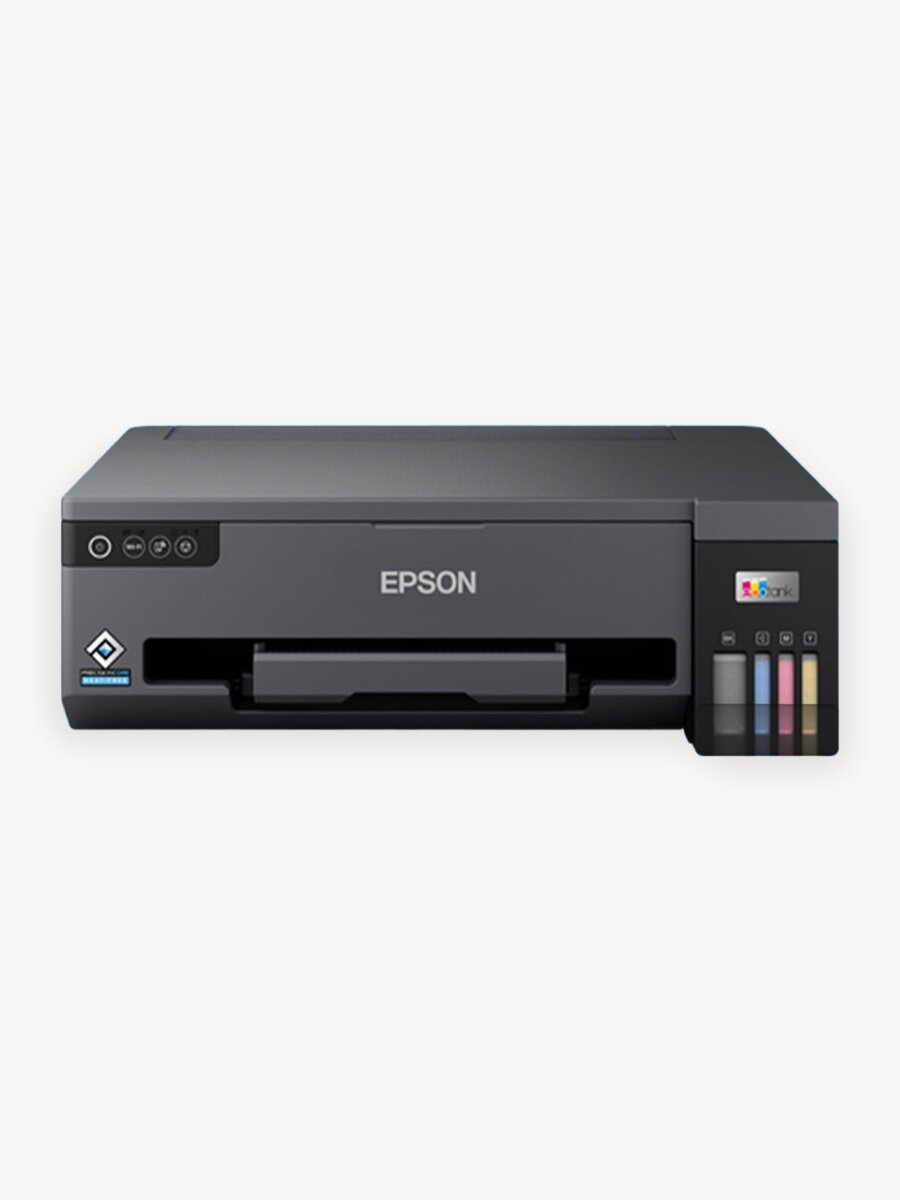 Epson Принтер струйный L11058, СНПЧ, цветн, A3+, Wi-Fi, USB с 4 флаконами оригинальных чернил, черно-серый, серый