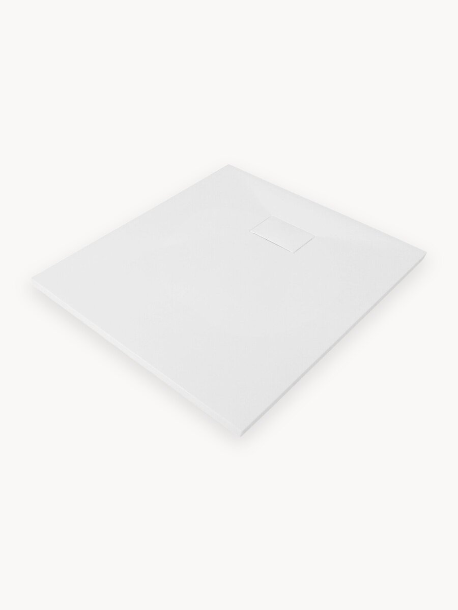 Душевой поддон WasserKRAFT 41T03, стеклопластик, белый, 90x90 см