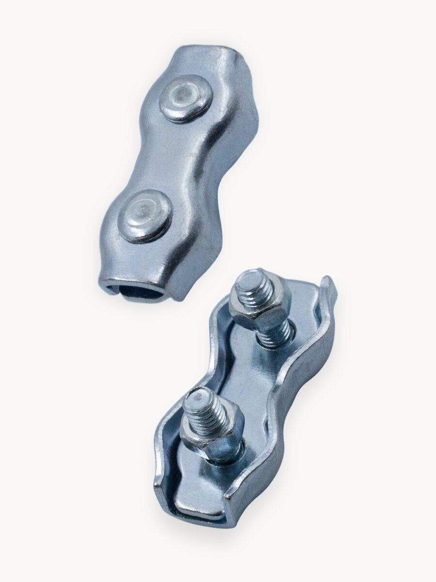 Зажим двойной Duplex 3мм 2 шт