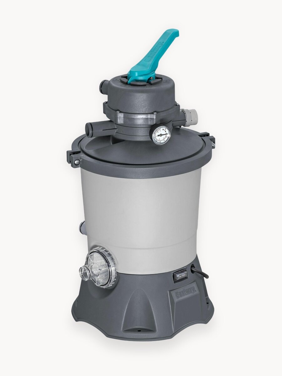 Фильтр-насос песочный 3596л/ч, резервуар для песка 8.5кг, фракция 0.45-0.85мм, 58515