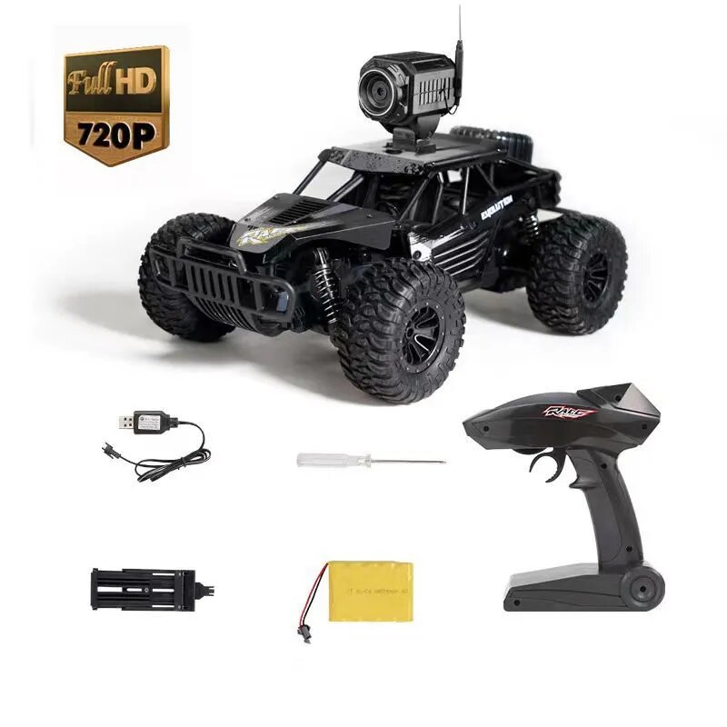 Игрушечный автомобиль с дистанционным управлением, внедорожник 720p HD, FPV-камера с картой в реальном времени, игрушки для родителей и детей -enj