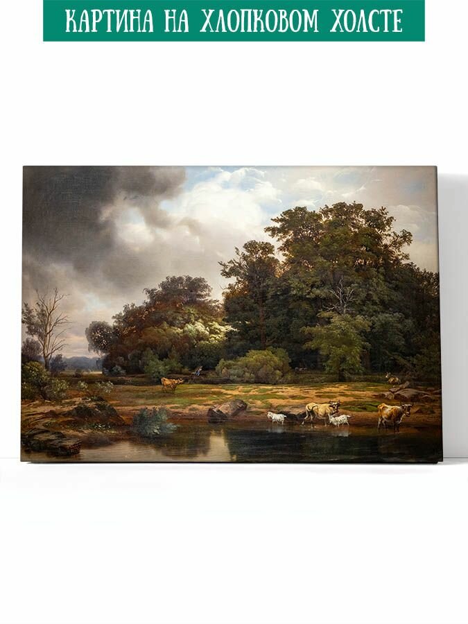 Картина/Вид дубовой рощи близ Бобруйска. Аполлионарий Горавский