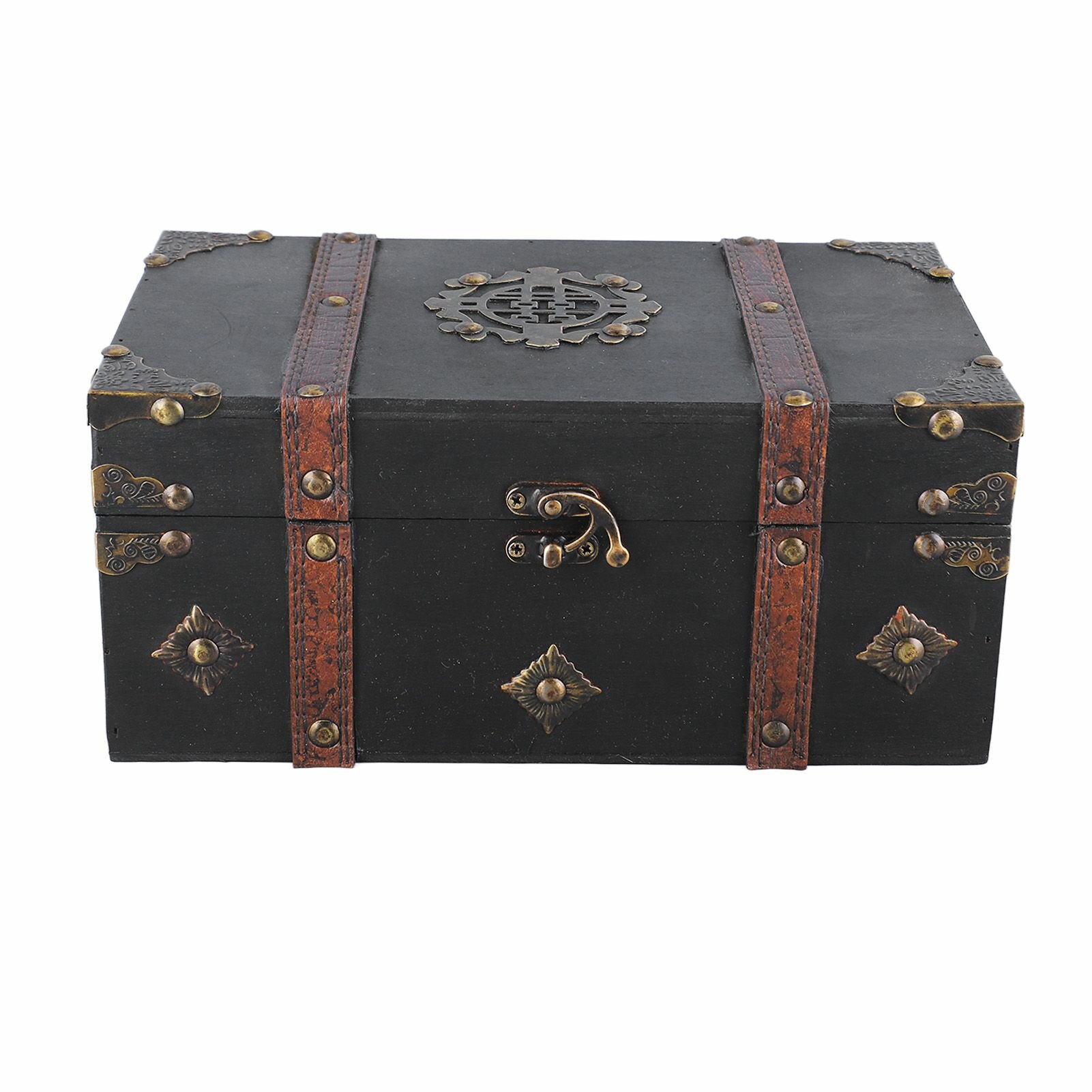 Винтажный деревянный сундук для хранения