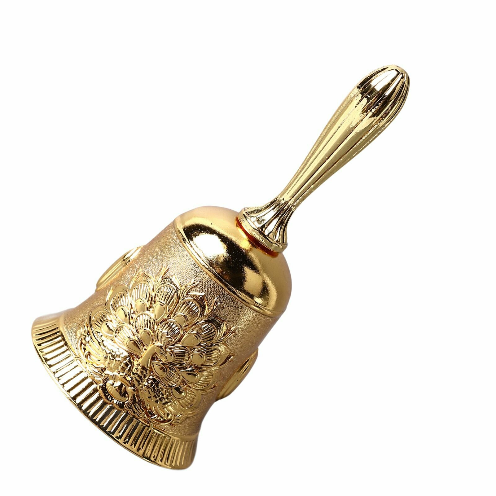 Ретро колокольчик из сплава для дома, дрессировки и праздников с чистым звуком и удобной ручкой