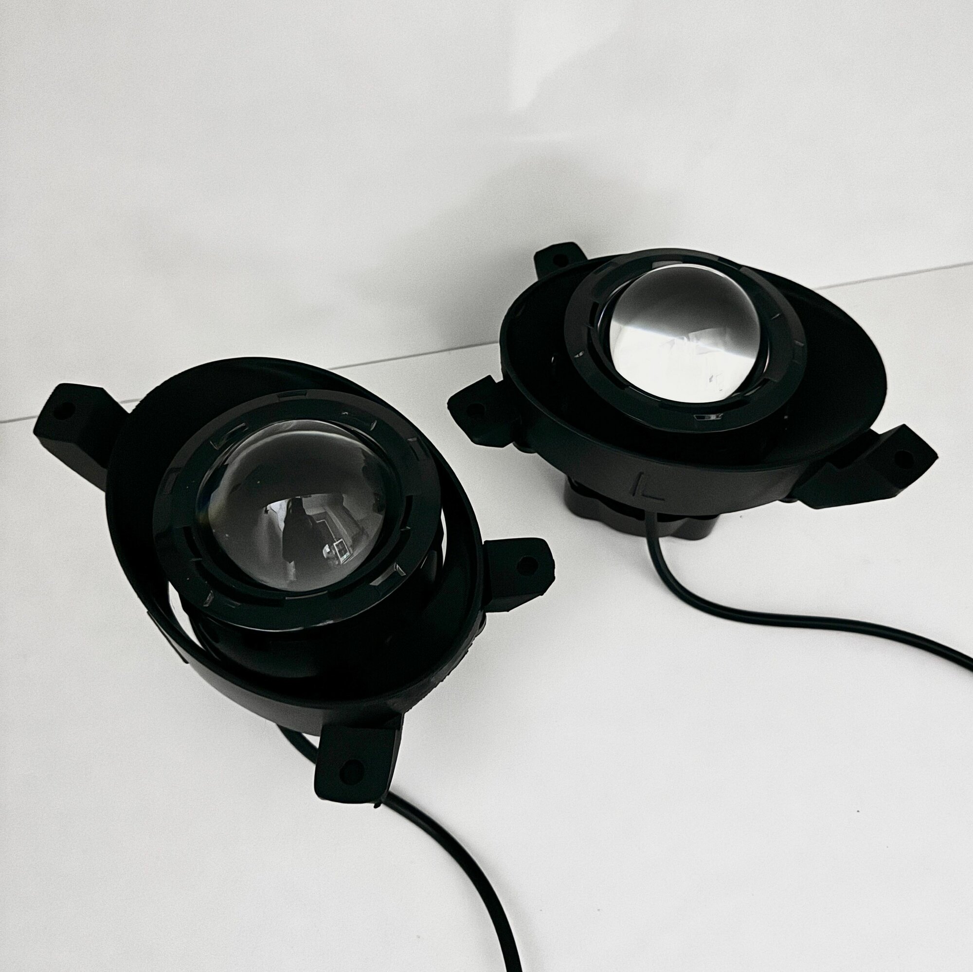 LED Laser (Лазерные) противотуманные фары (ПТФ), 100w, со сферической линзой, для Volvo S60, 1 поколение, дорестайлинг, 2000-2004 г. в.