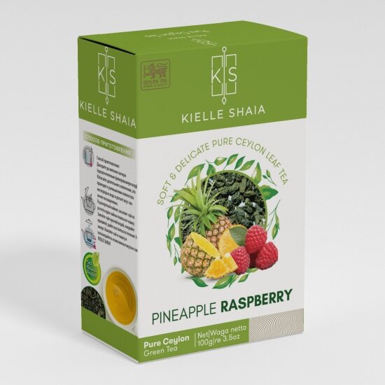 Чай зеленый Kielle Shaia ананас/малина 100 г