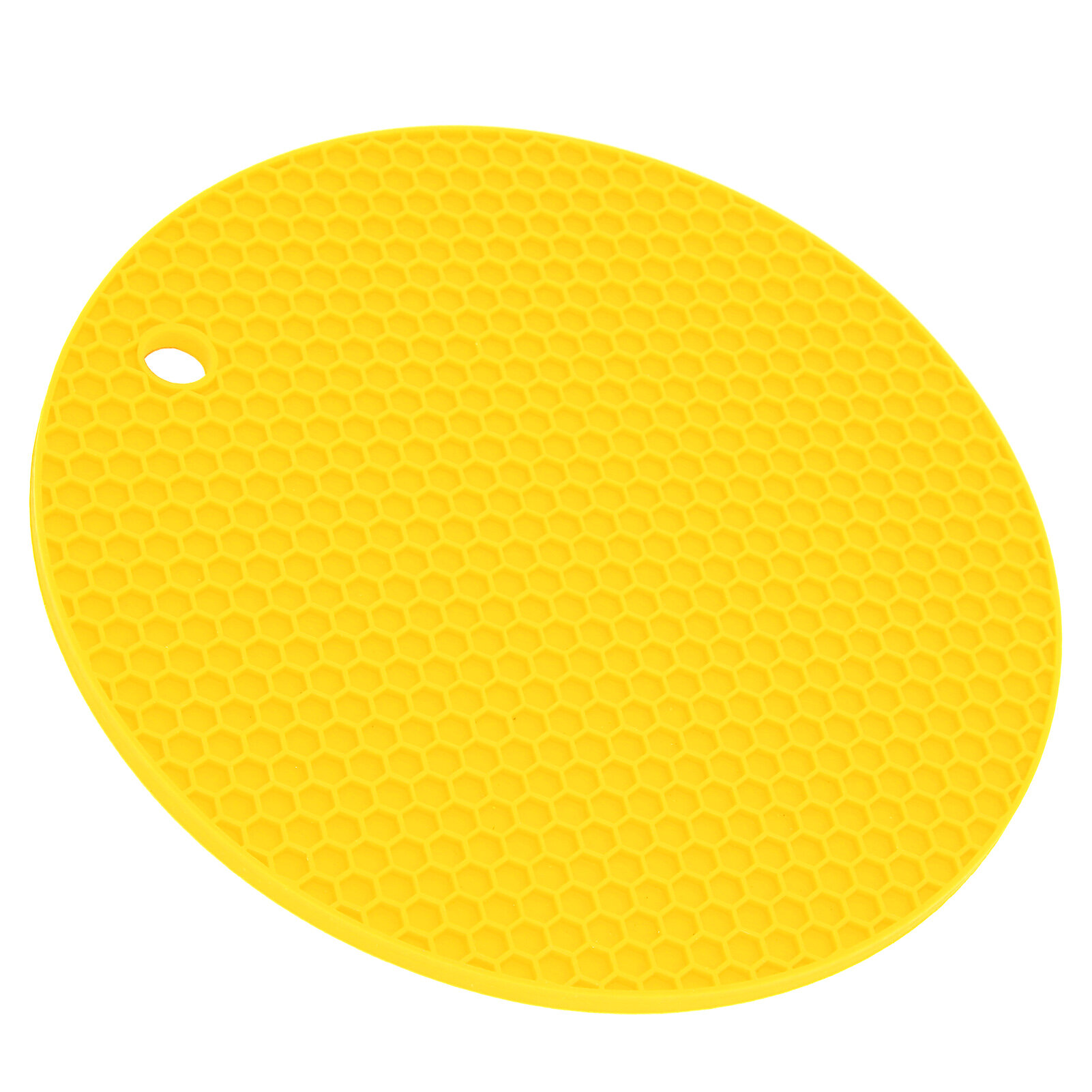 Коврик круглой формы, пищевой утолщенный силиконовый коврик для столовых приборов, изоляционный коврик для микроволновой печи, желтый коврик