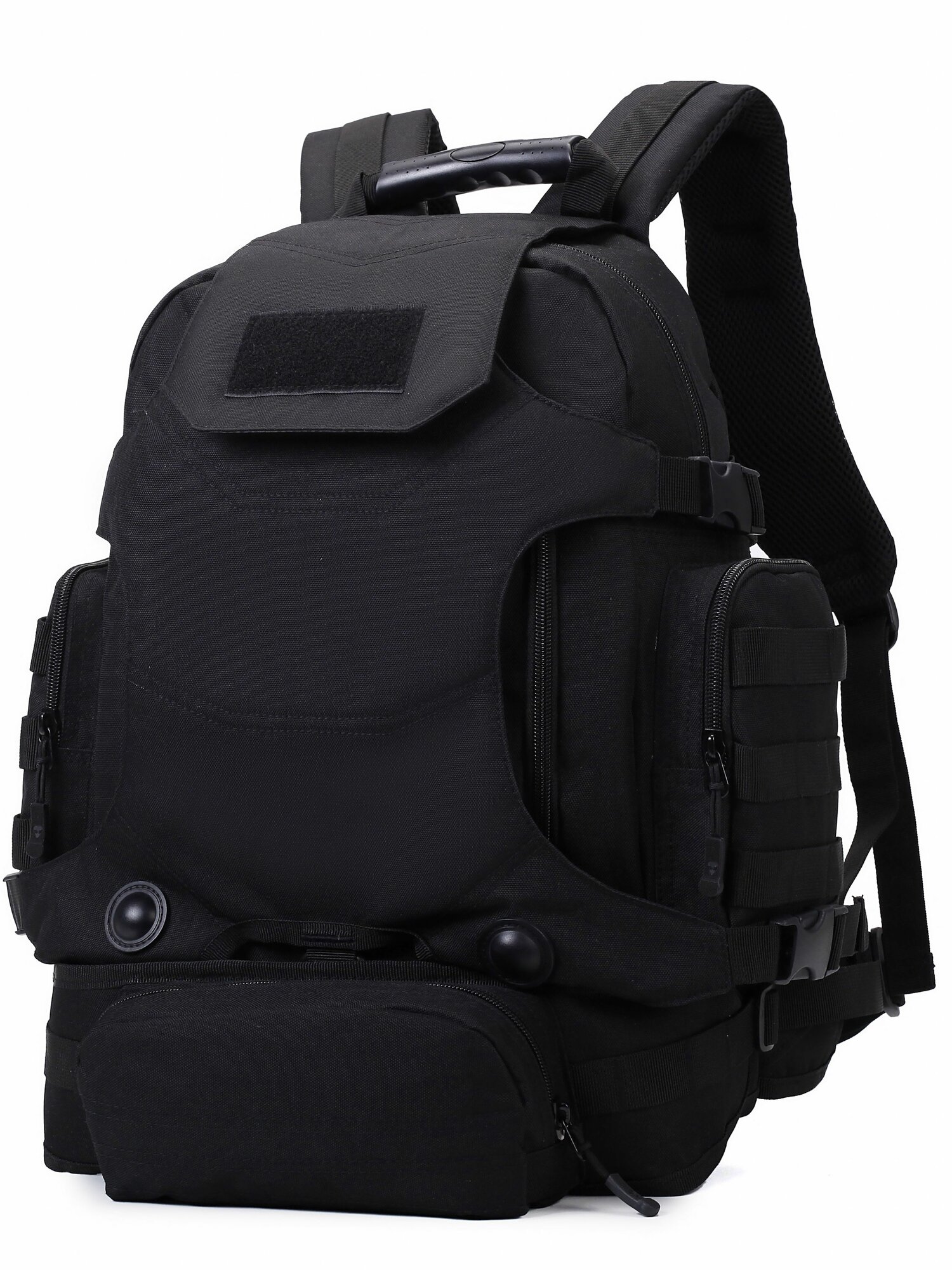 Рюкзак тактический с поясной сумкой в комплекте RT-5054, Чёрный, 35 л