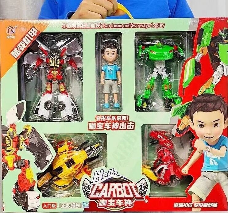 Карбот. Complete set И персонажи трансформер Кунг. Hello Carbot