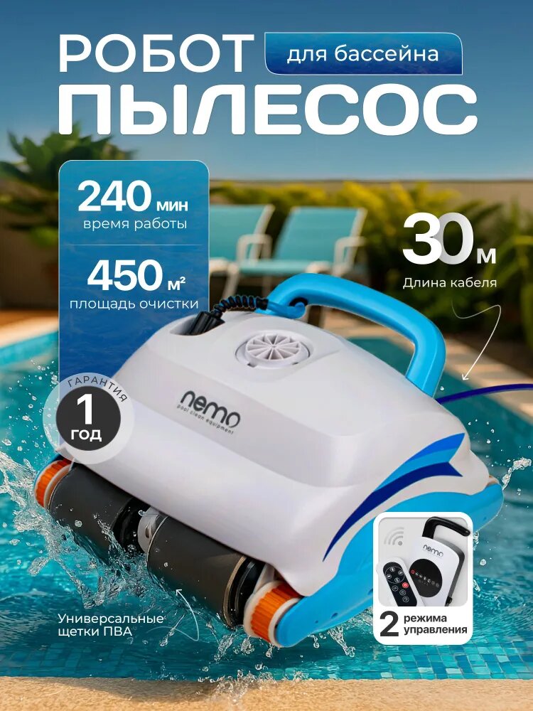 Робот пылесос Nemo N200 30m