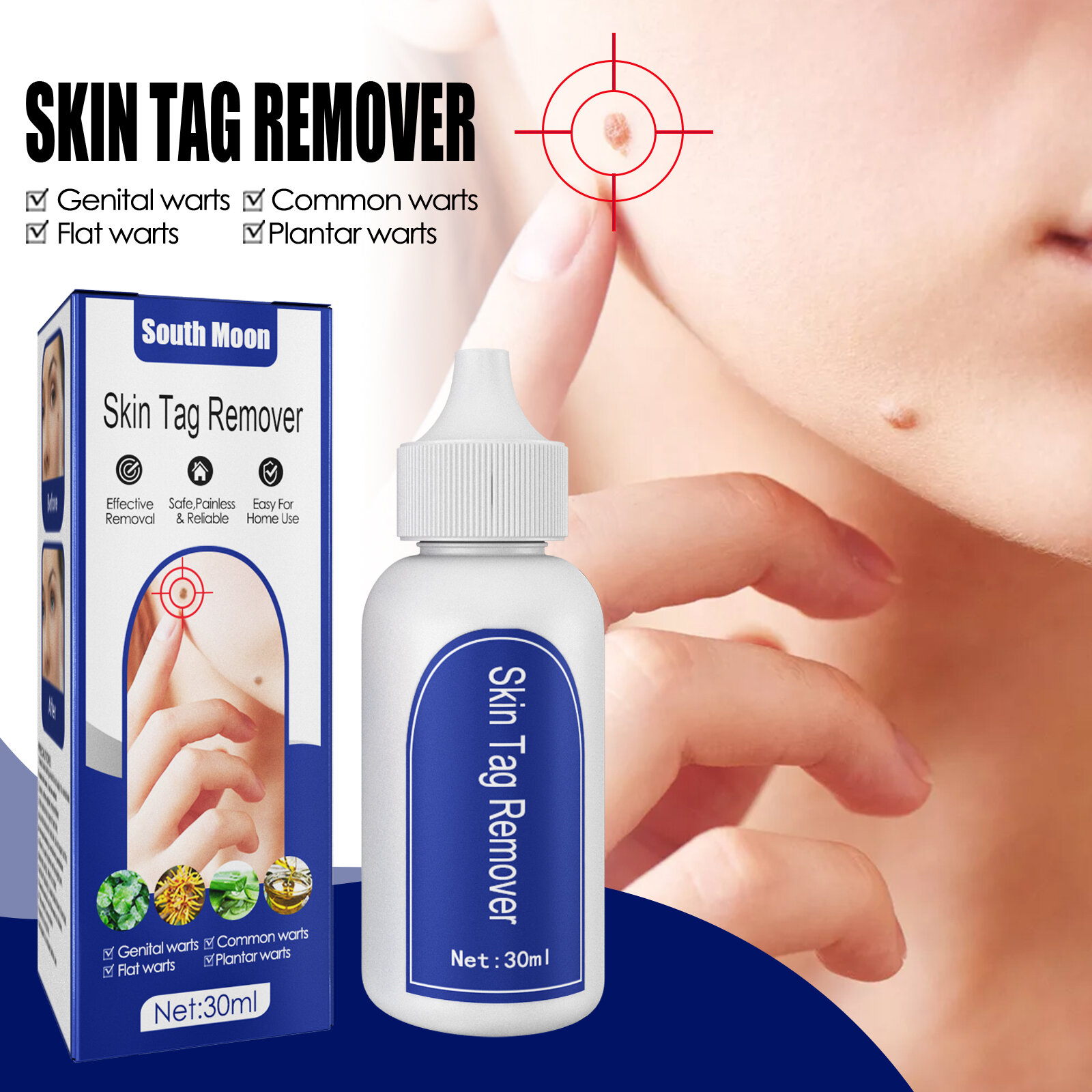 Бородавка Прозрачная Жидкость Для Удаления Бородавок Плоские Бородавки Удаление лица И Глаз Обычные Бородавки Плоские Бородавки