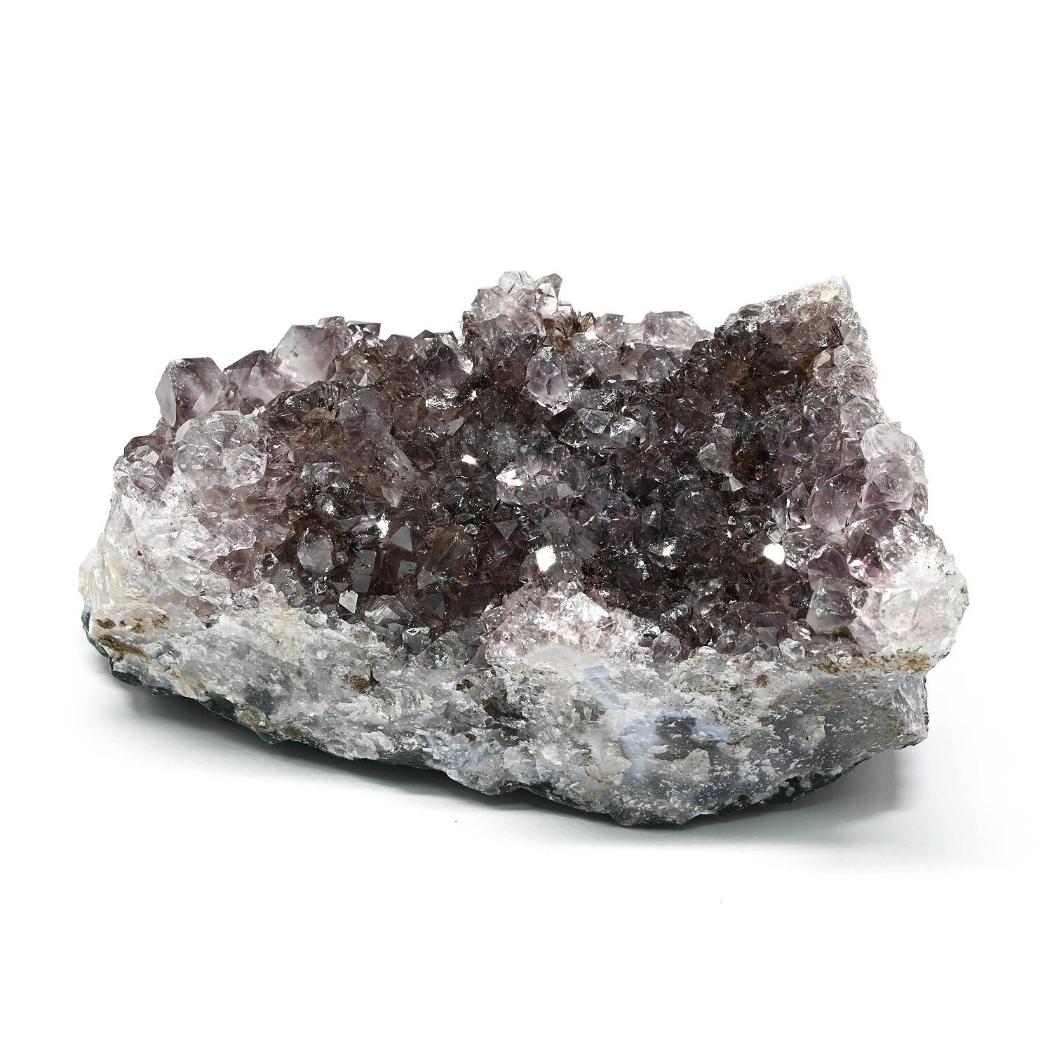 Друза аметистовая вес 308г, размер 103*55*38мм .